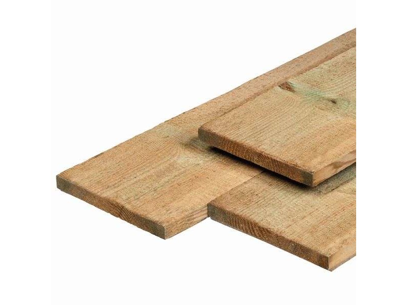 Planche en pin imprégné d'Europe centrale 2.0x20.0 - Jardin et chalet