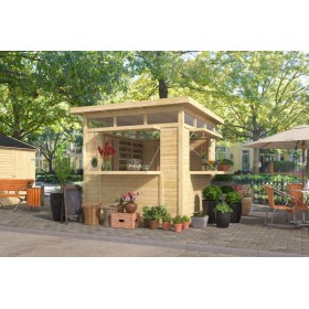 Kiosque et pavillon en bois pour votre extérieur - Jardin & Chalet